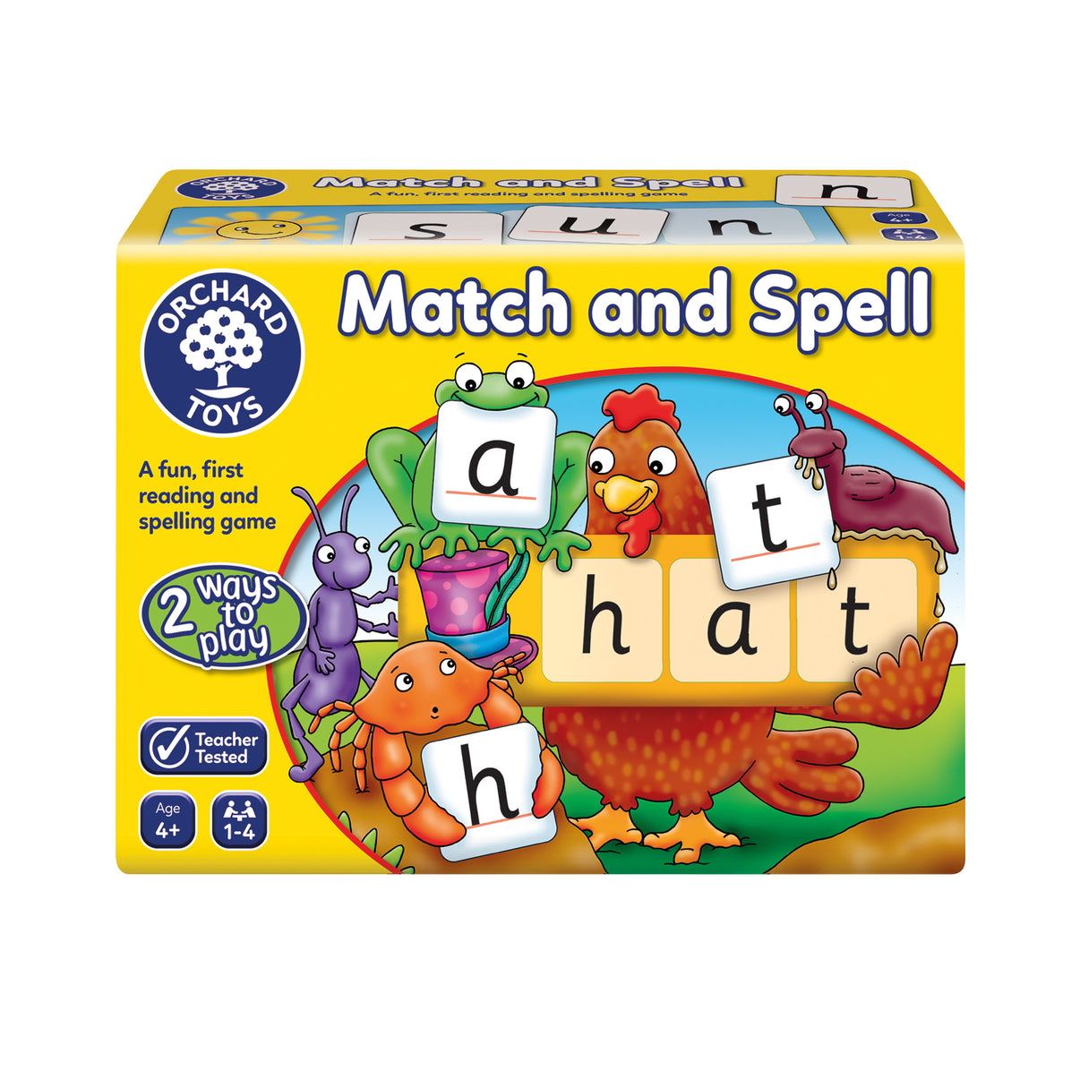 Orchard Toys Match and Spell Word Building Game 英文詞語配對及拼寫遊戲 – MY SCHOOL BUS