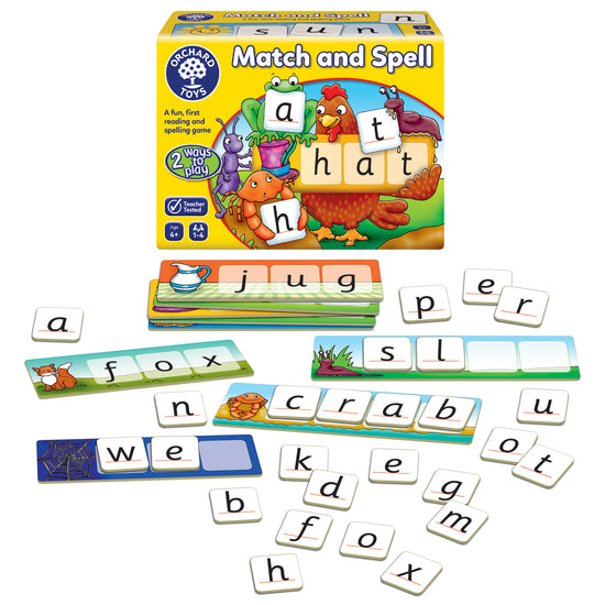 Orchard Toys Match and Spell Word Building Game 英文詞語配對及拼寫遊戲 – MY SCHOOL BUS