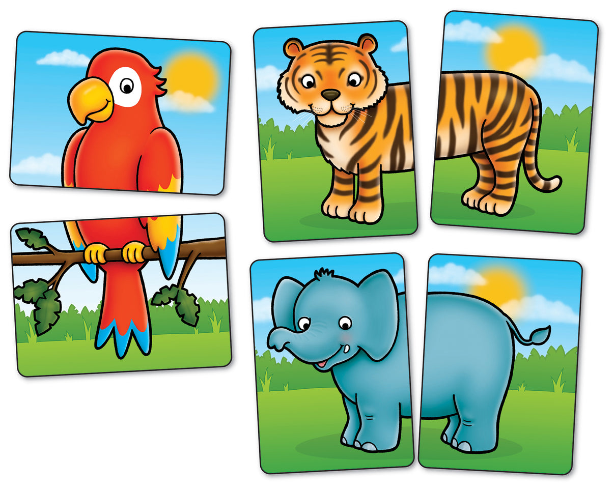 Orchard Toys Jungle Heads and Tails Matching Game – MY SCHOOL BUS