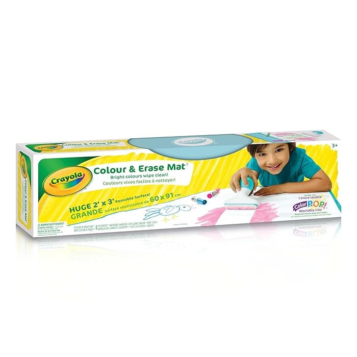 Crayola Color & Erase Mat 便攜易擦可重用水畫布 – MY SCHOOL BUS