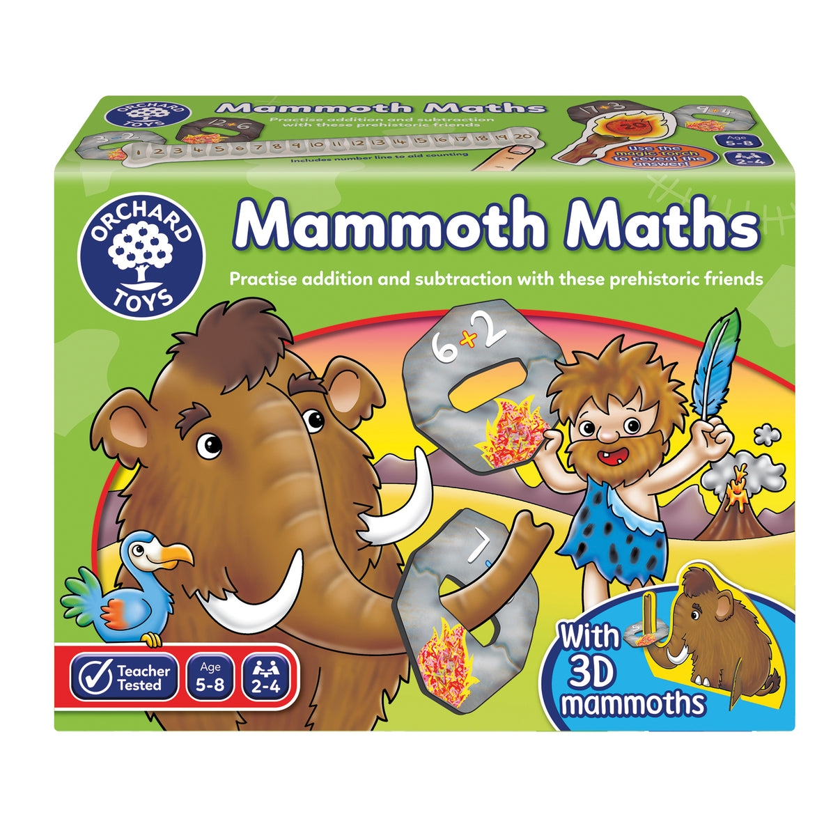 Orchard Toys Mammoth Maths Game Addition & Subtraction Game 數學大冒險加減算法遊 ...