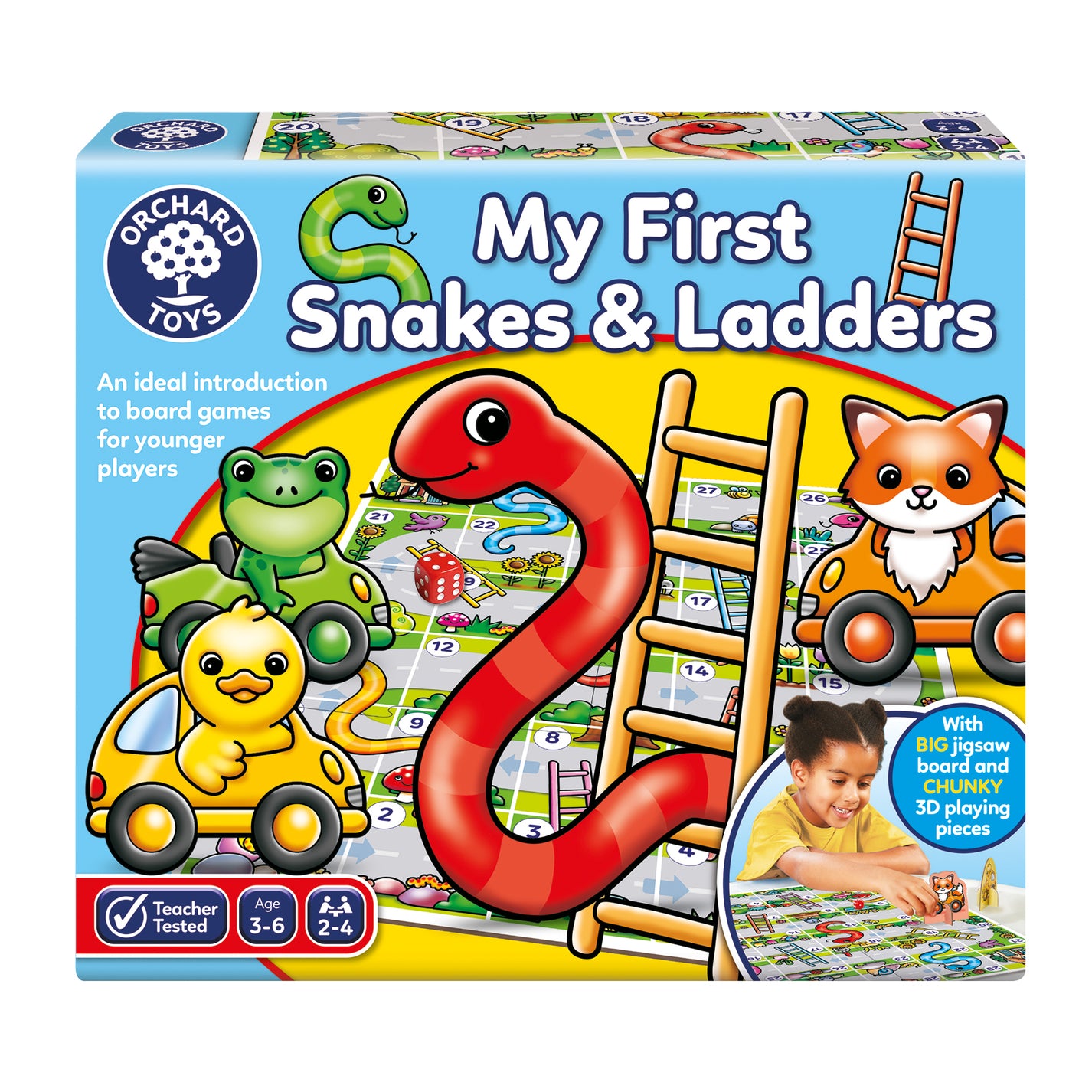 Orchard Toys My First Snakes and Ladders Counting Game 幼兒蛇梯棋數數遊戲 – MY ...
