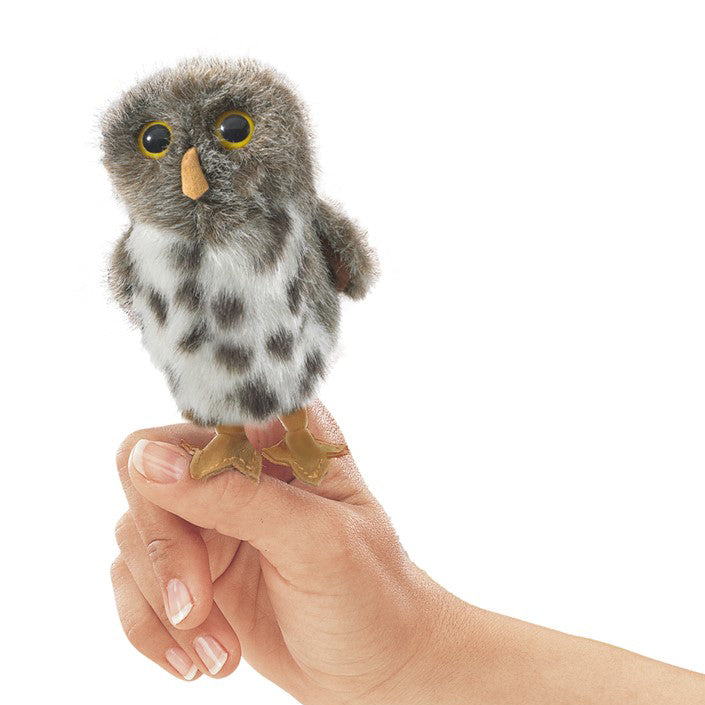 Mini Spotted Owl Finger Puppet 迷你斑點貓頭鷹手指玩偶 – MY SCHOOL BUS