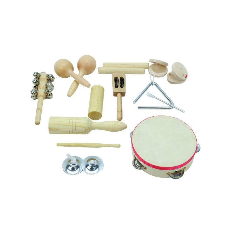 Beleduc Percussion Set, 11 Instruments 打擊樂器組，11件樂器 – MY SCHOOL BUS