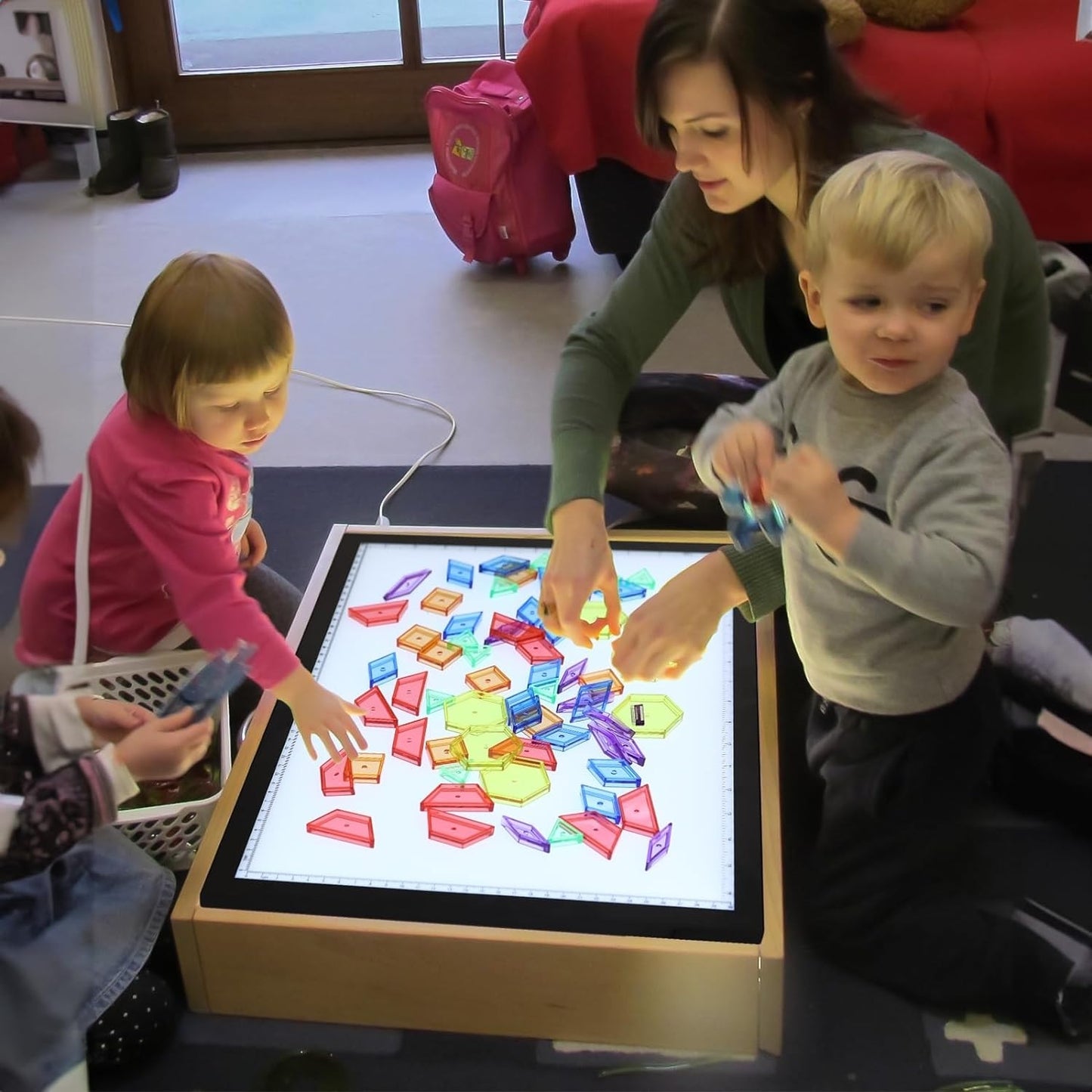 Transparent Pattern Blocks 140 Pieces 透明形狀塊 140個 – MY SCHOOL BUS