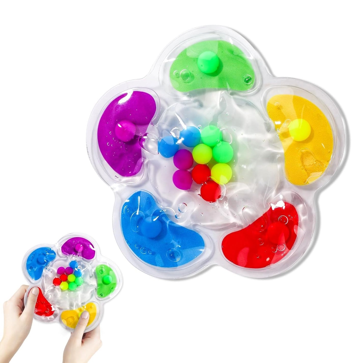 Colour Sorting Sensory Squishy Flower 顏色分類感官柔軟花玩具 – MY SCHOOL BUS
