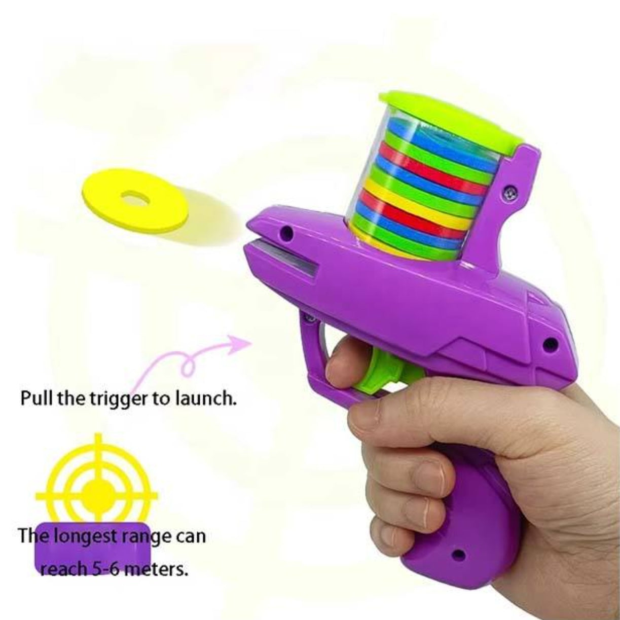 Soft Disc Shooting Gun Toy, set of 2個裝軟碟發射玩具槍 – MY SCHOOL BUS