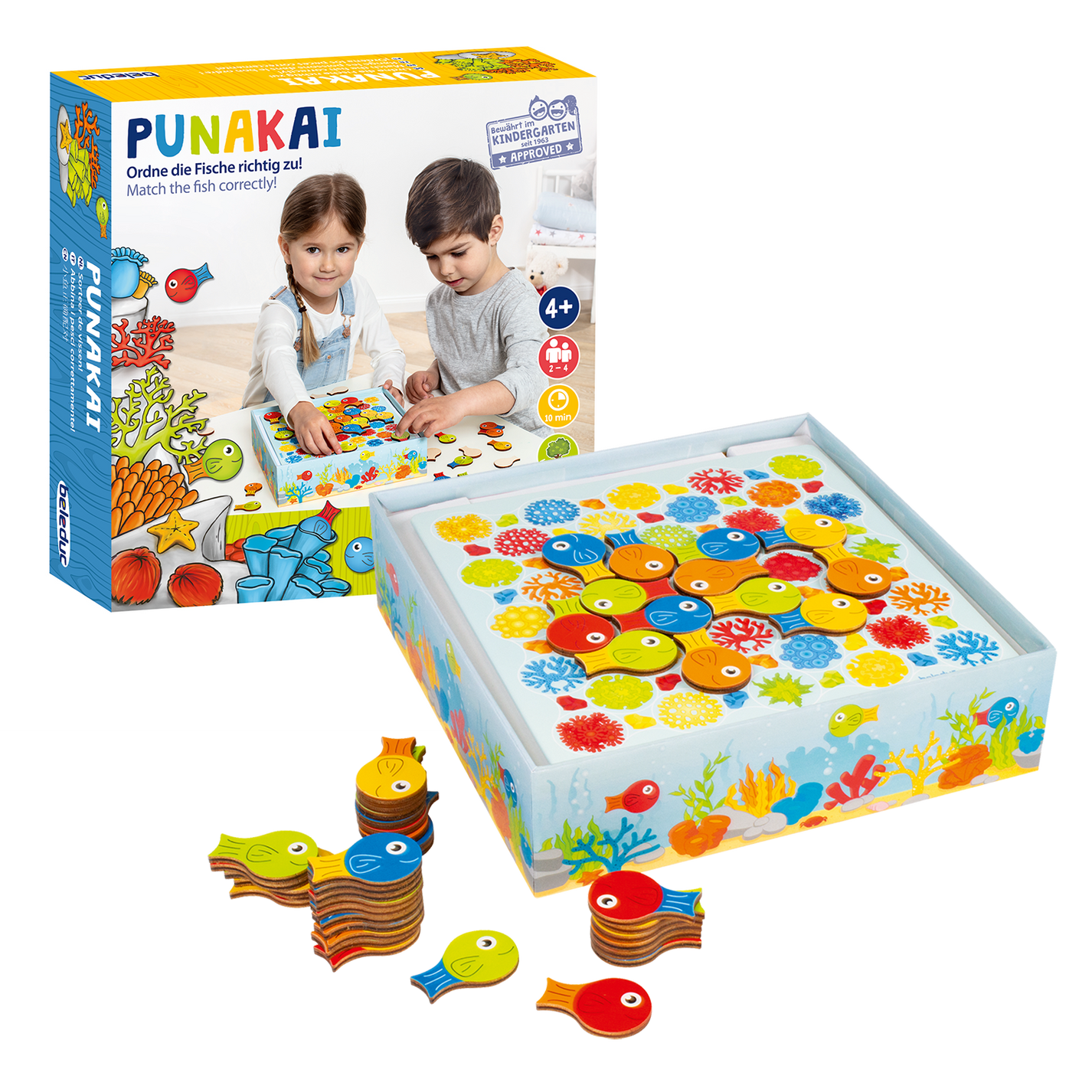 Beleduc Punakai Color Matcing Game 小魚對對碰顏色配對遊戲 – MY SCHOOL BUS