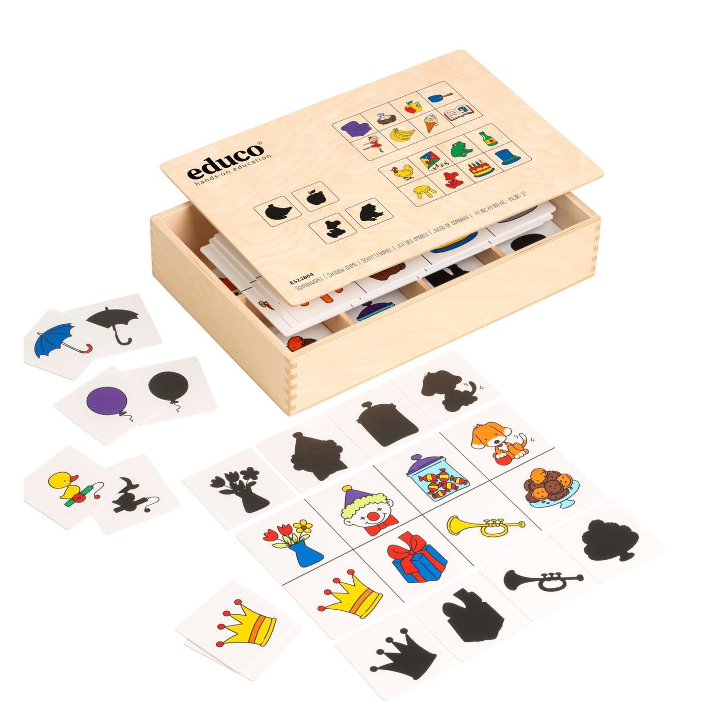 Educo Shadow Game 卡片配對遊戲-找影子 – MY SCHOOL BUS