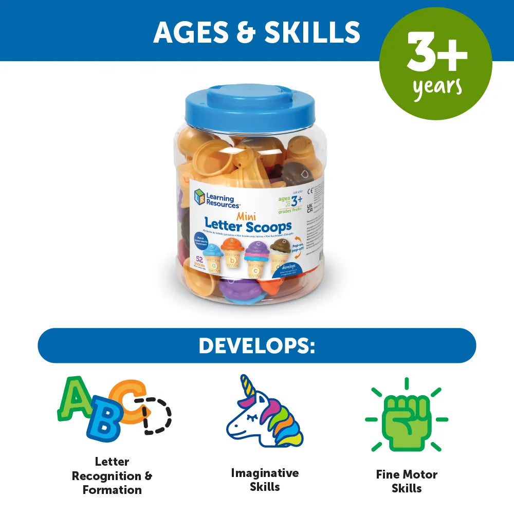 Learning Resources Mini Letter Scoops – MY SCHOOL BUS