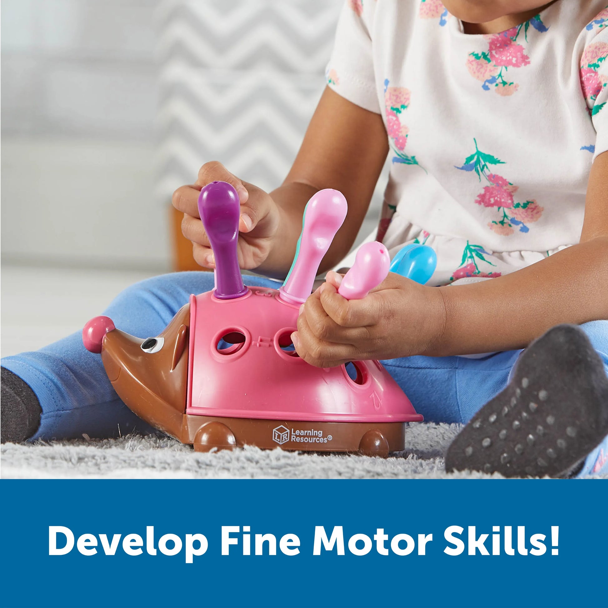 Learning Resources Spike The Fine Motor Hedgehog Pink – MY SCHOOL BUS