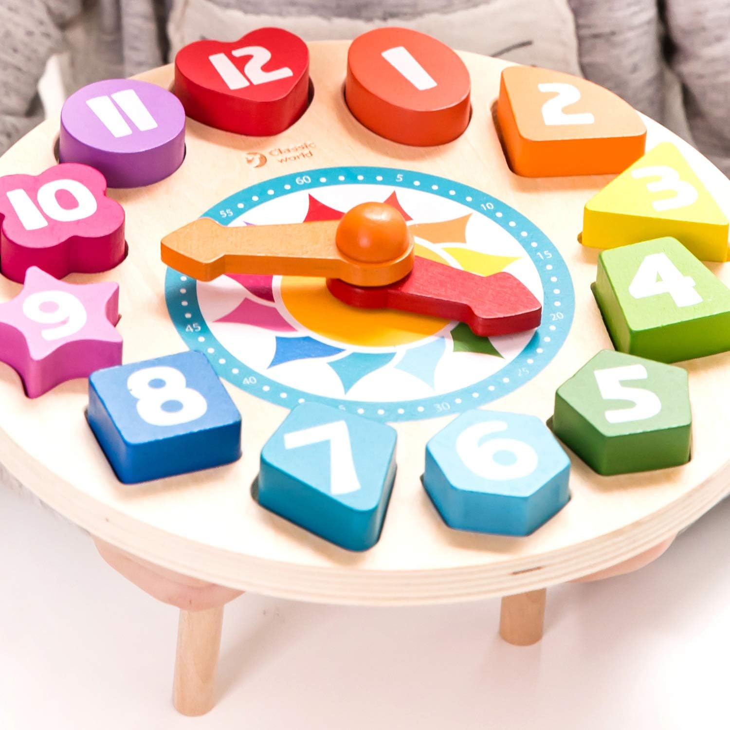 Classic World Tic-tac Color Shape Sorting Clock 顏色形狀排序時鐘 – MY SCHOOL BUS
