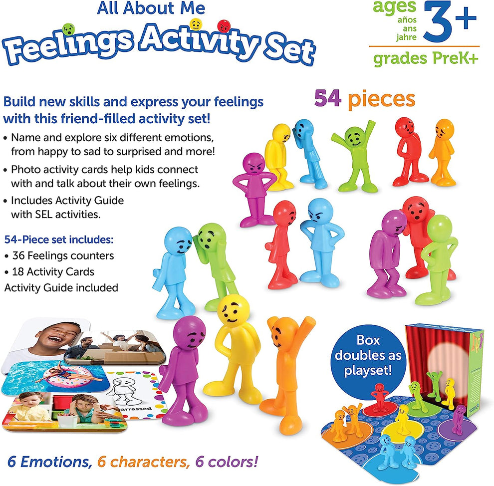 Learning Resources All About Me Feelings Activity Set - 54 Pieces – MY ...