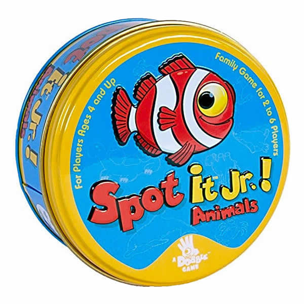 Spot it Jr.! DOBBLE Animals Speed and Observation Game 嗒寶Jr. 動物 觀察及反應遊 ...