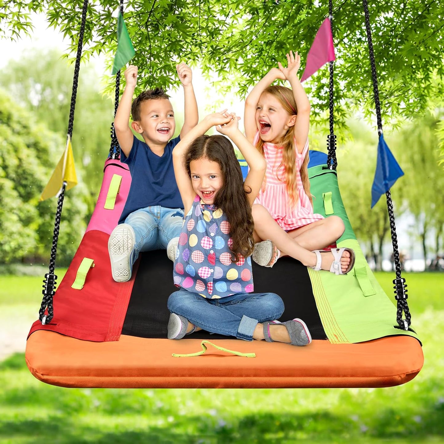 Large Platform Swing 60x32 Inch 大型吊床 – MY SCHOOL BUS