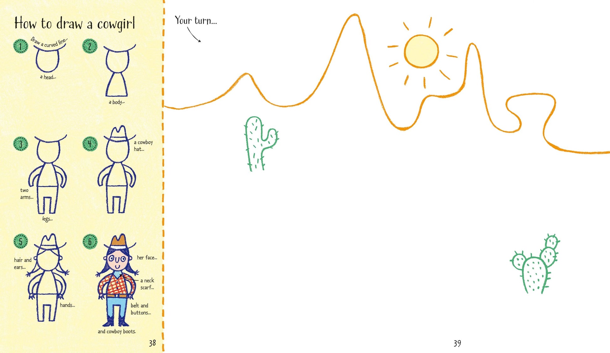 Usborne Step-by-step Drawing Book People 逐步畫人物角色繪畫填色書 – MY SCHOOL BUS