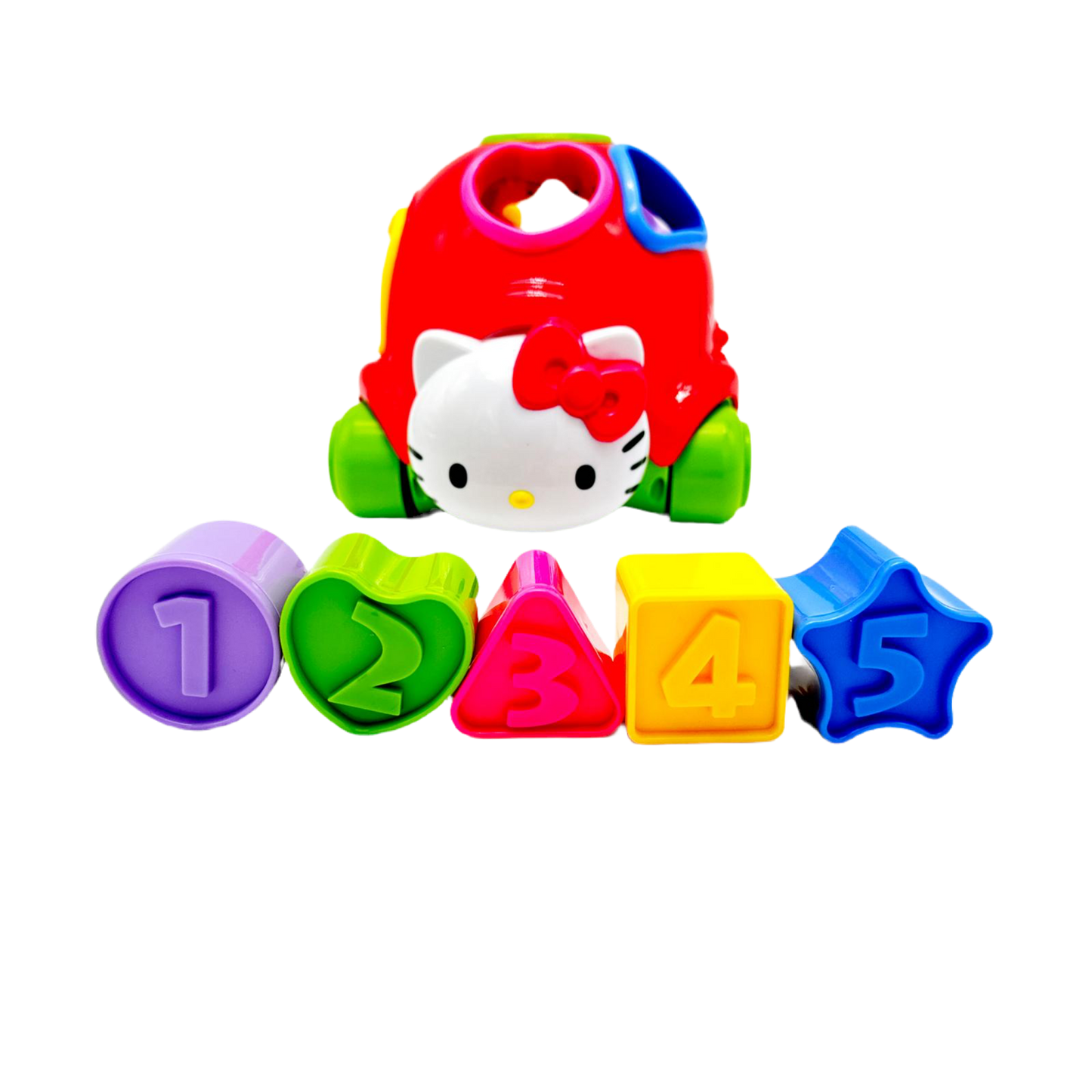 Hello Kitty 1-5 Shapes Sorting Sound Ladybug 1-5 形狀配對音樂瓢蟲 – MY SCHOOL BUS