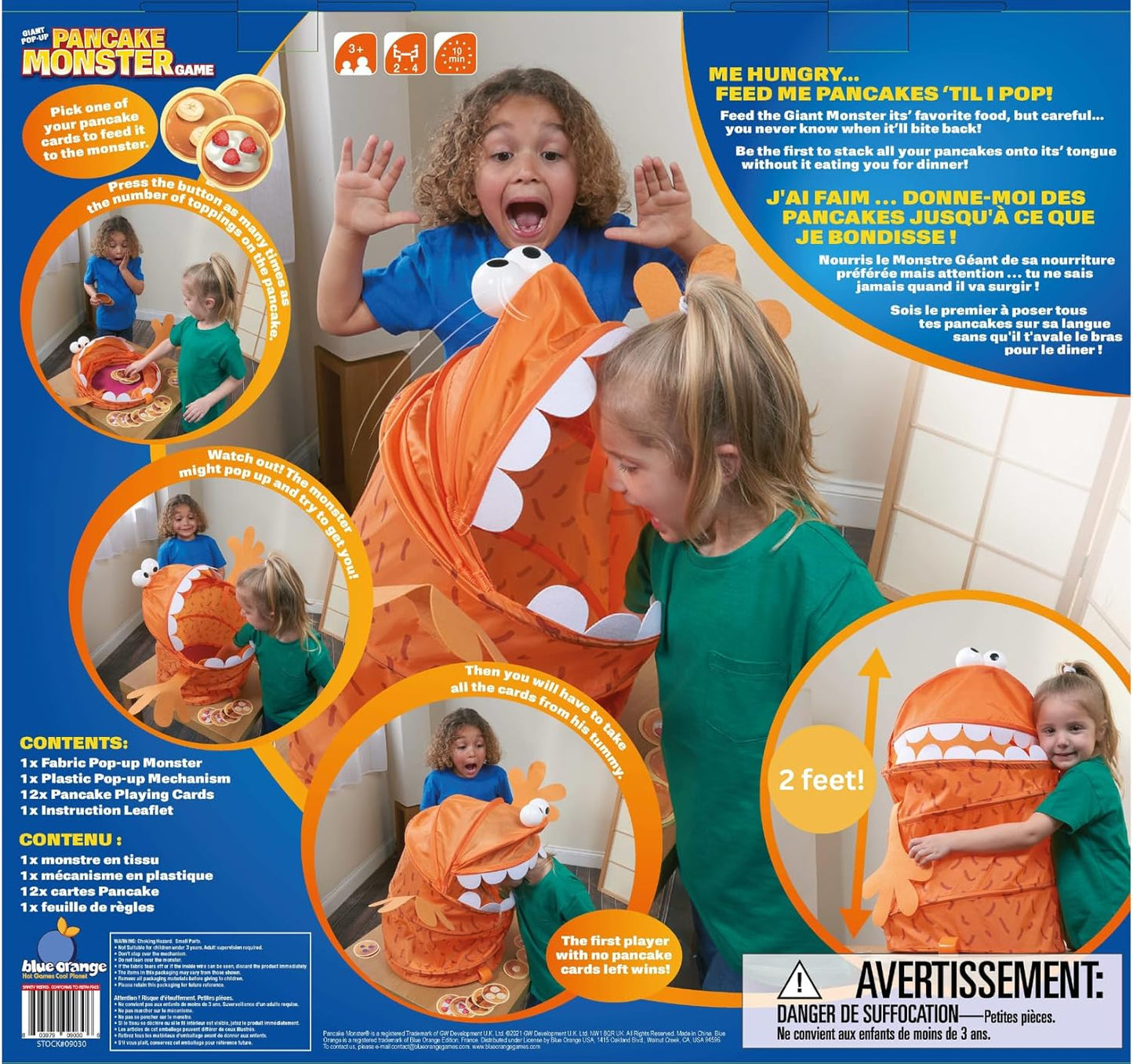 Giant POP-UP Pancake Monster Hilarious Interactive Tactile Game 巨型煎餅怪獸 ...