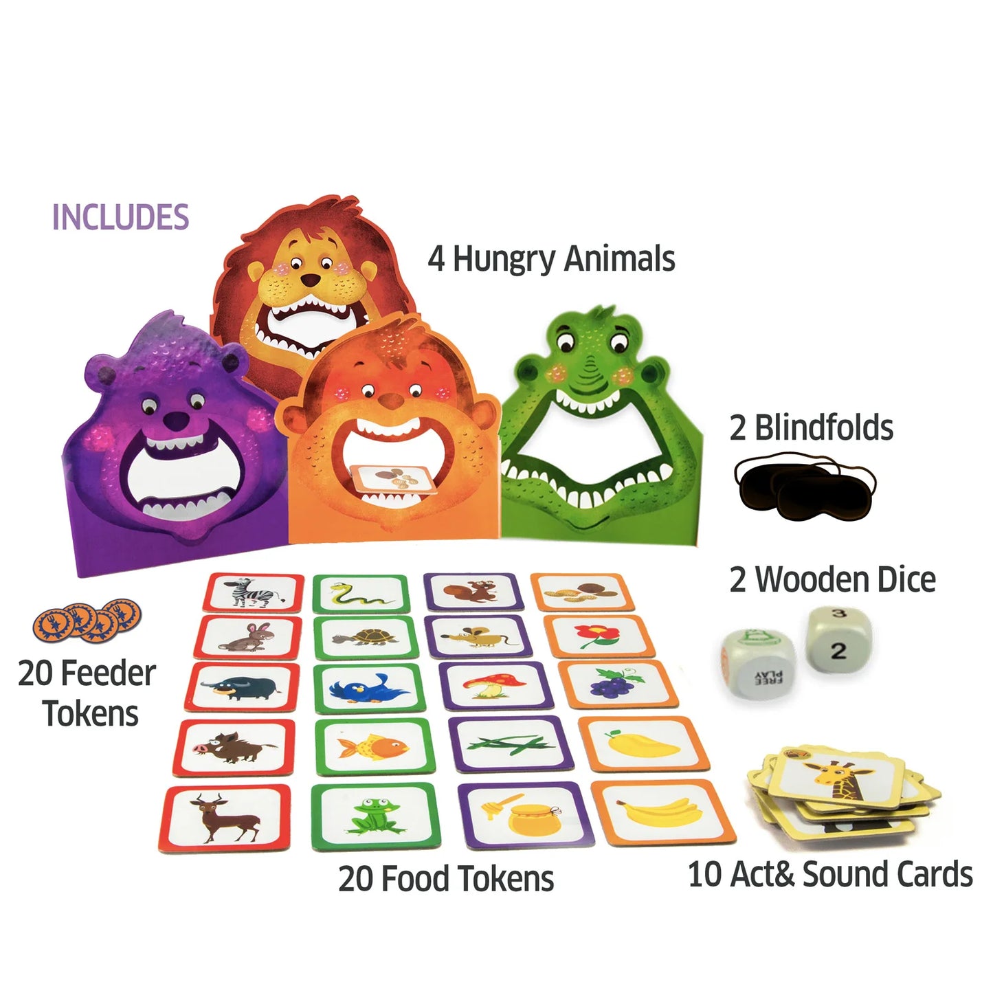 Hungry Four Memory & Movement Game – MY SCHOOL BUS