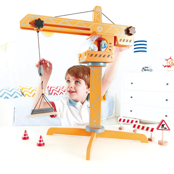 Hape Crane Lift 工程塔吊 – MY SCHOOL BUS