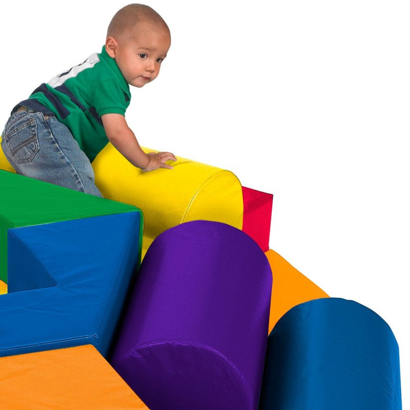 SoftZone Climb and Crawl Complex Wheel Playset 221x221x30cm 攀爬與爬行 軟巨輪 ...