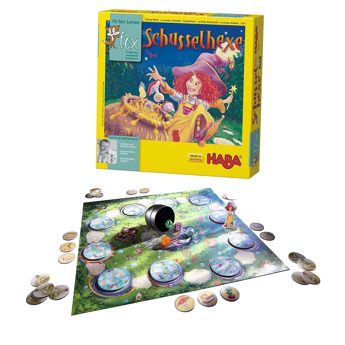 Haba 4280 Clumsy Witch Matching & Memory Game 笨蛋女巫 配對記憶遊戲 – MY SCHOOL BUS