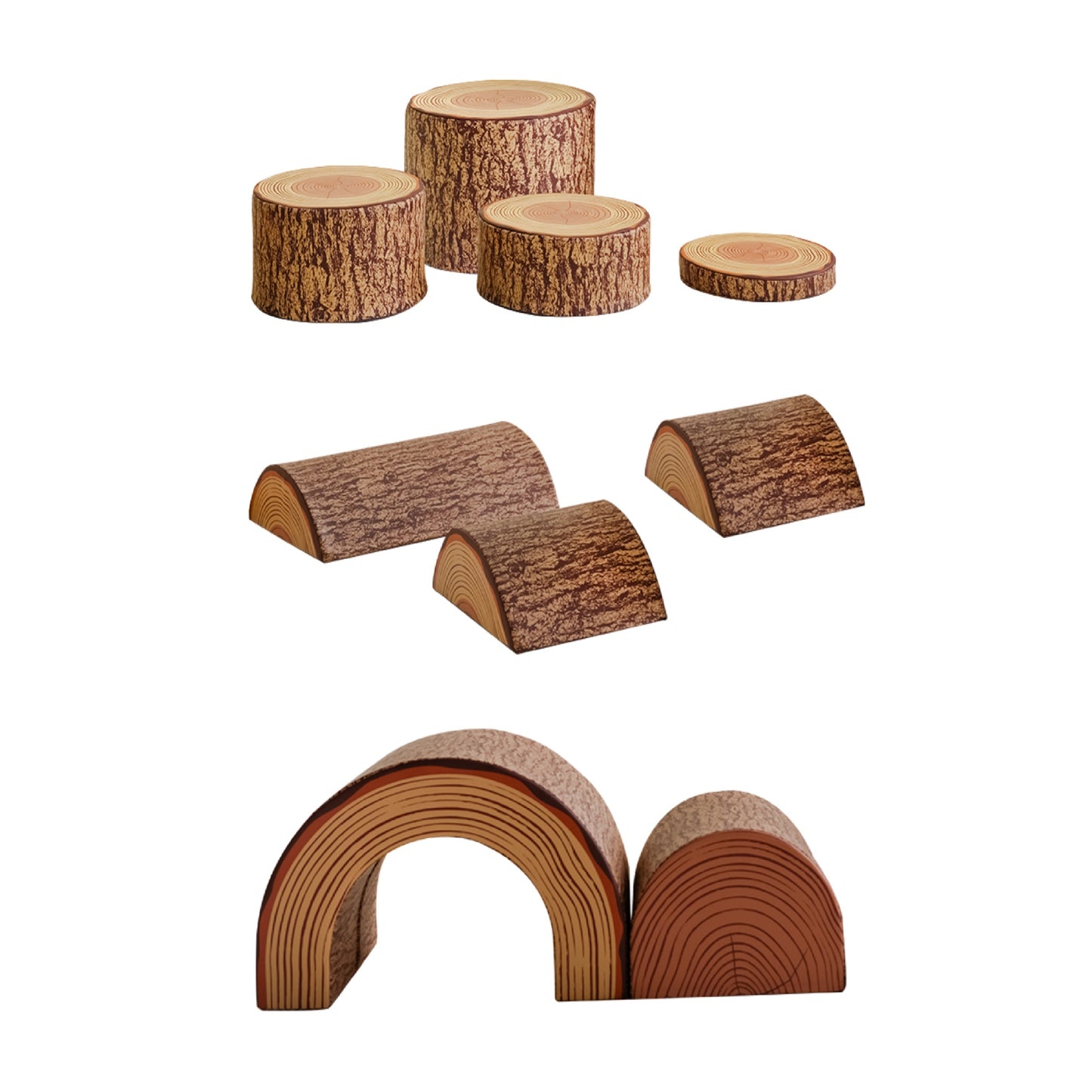 KJY Soft Block Stump Set 軟體樹樁組合 – MY SCHOOL BUS