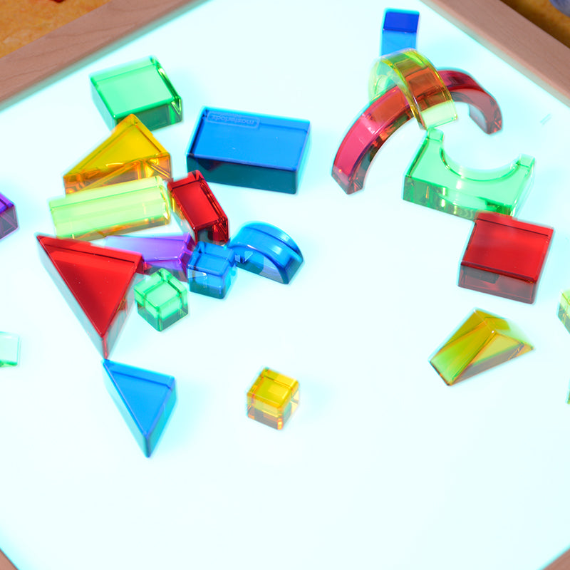 Masterkidz Translucent Colour Block Set 30 Piece 色彩水晶積木30件套 – MY SCHOOL BUS