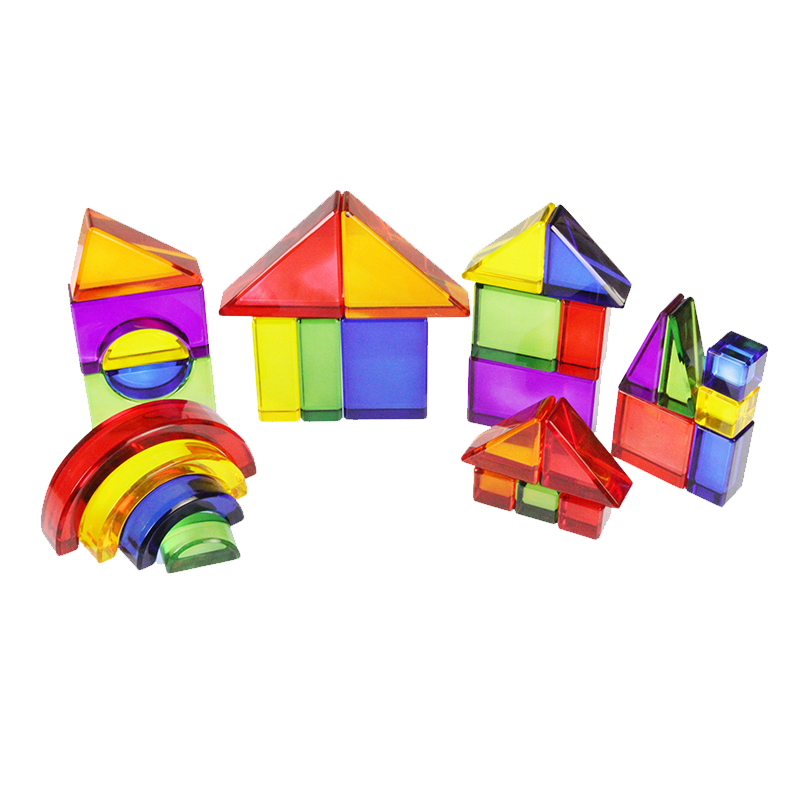 Masterkidz Translucent Colour Block Set 30 Piece 色彩水晶積木30件套 – MY SCHOOL BUS