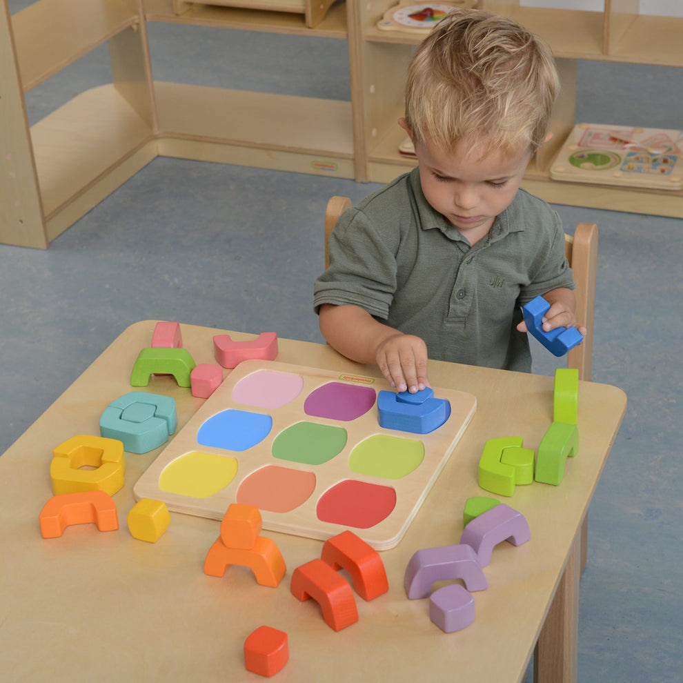 Masterkidz Stacking Men Blocks 顏色配對疊羅漢積木 – MY SCHOOL BUS