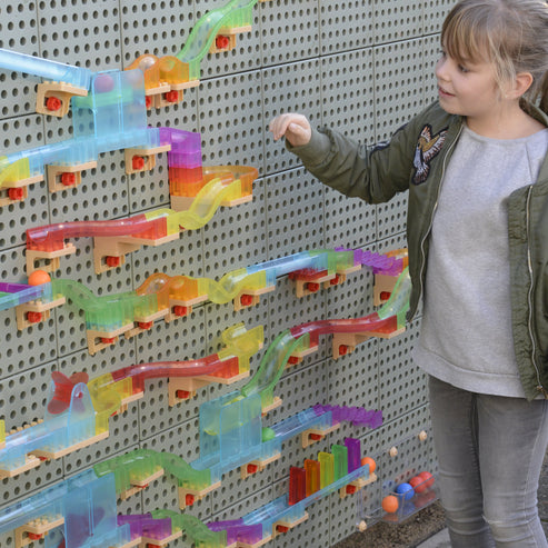 Masterkidz STEM Wall - Kinetic Ball TraX STEM 活動牆自建滑球系統 – MY SCHOOL BUS