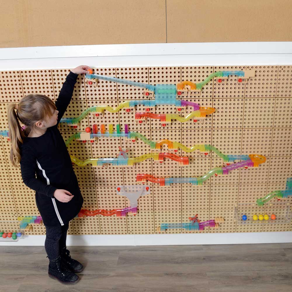 Masterkidz STEM Wall - Kinetic Ball TraX STEM 活動牆自建滑球系統 – MY SCHOOL BUS