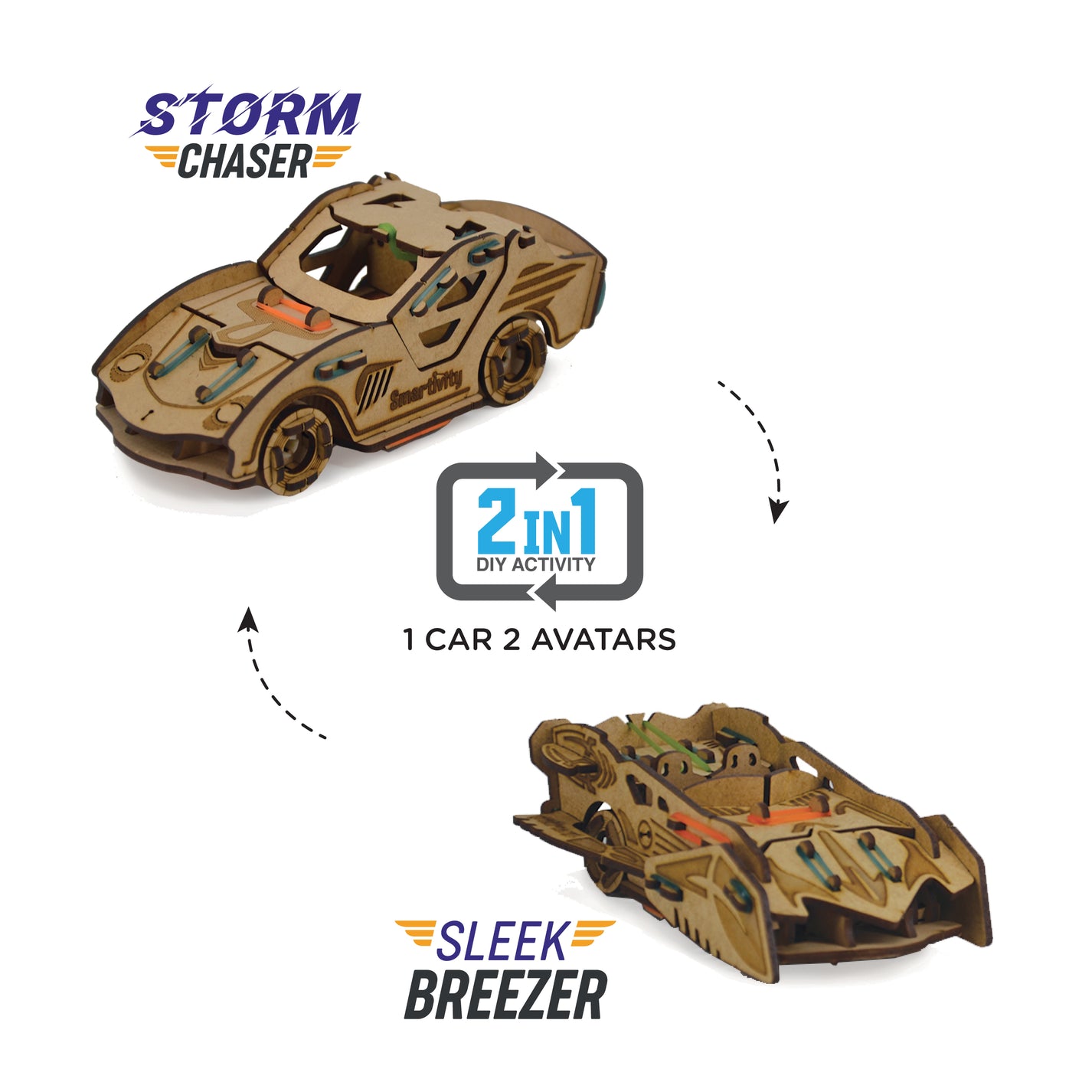 Smartivity STEMWheels Mods Storm Chaser 2 in 1 – MY SCHOOL BUS