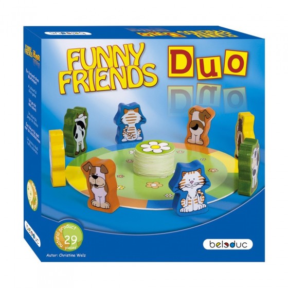 Beleduc Funny Friends Duo Colour Matching Game 動物對對碰 顏色配對遊戲 – MY SCHOOL BUS