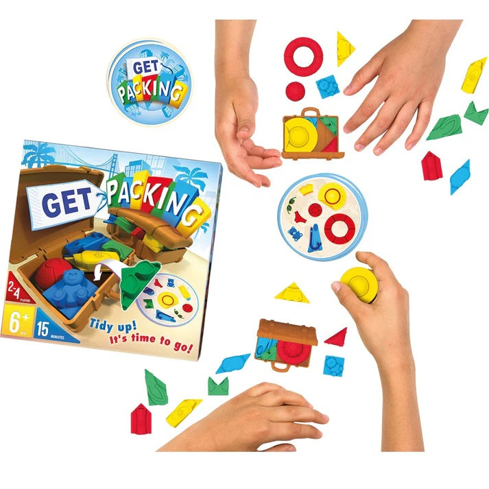 Asmodee Get Packing Strategy Packing Game 收納達人 搶先拼合行李遊戲 – MY SCHOOL BUS