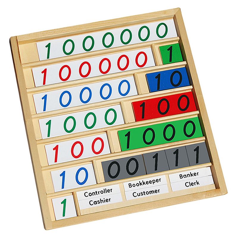 Montessori Bank Game 蒙特梭利 銀行遊戲 – MY SCHOOL BUS