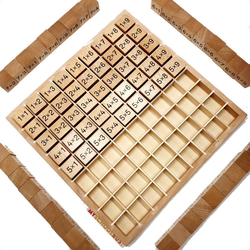 Jako-o Times Table Tray (Rechenkasten) 乘法盤遊戲 – MY SCHOOL BUS
